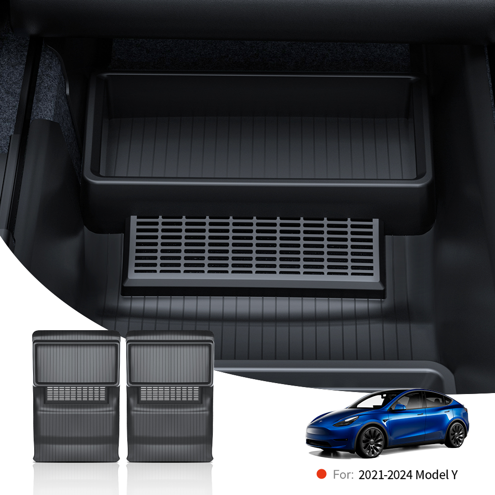 Tesla Model Y Upgraded Under Seat Storage Box - Alluran