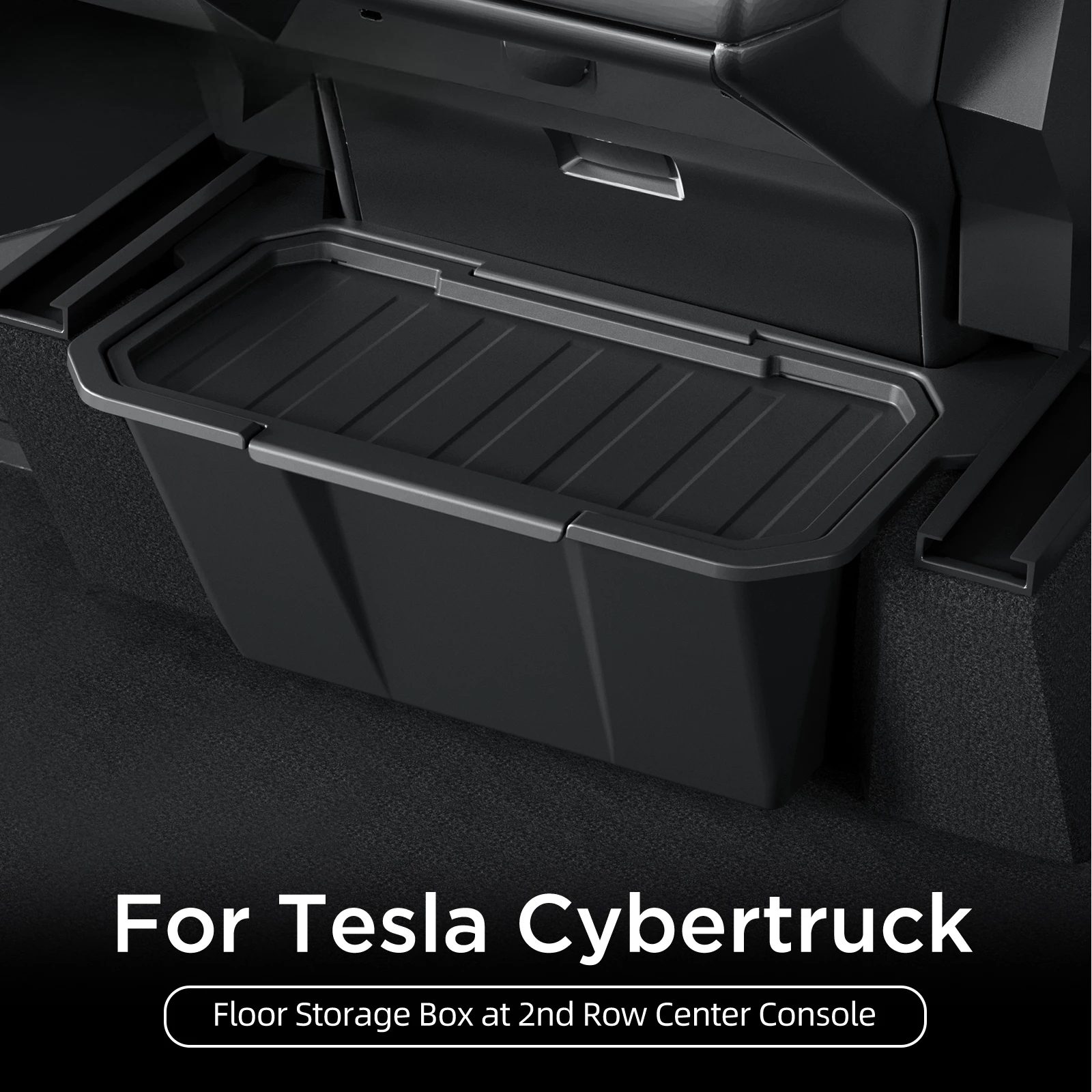 Tesla Cybertruck Rear Seat Storage & Trash Organizer - Alluran