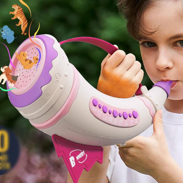 Animal Sound Whistle with 30 Sound Effects & Lung Capacity Training ...