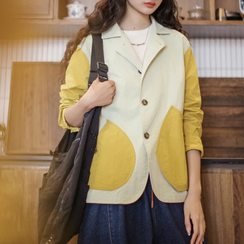Japanese Style Lapel Work Jacket