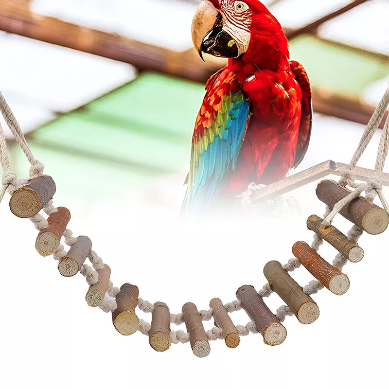 Wooden Bird & Rodent Climbing Ladder